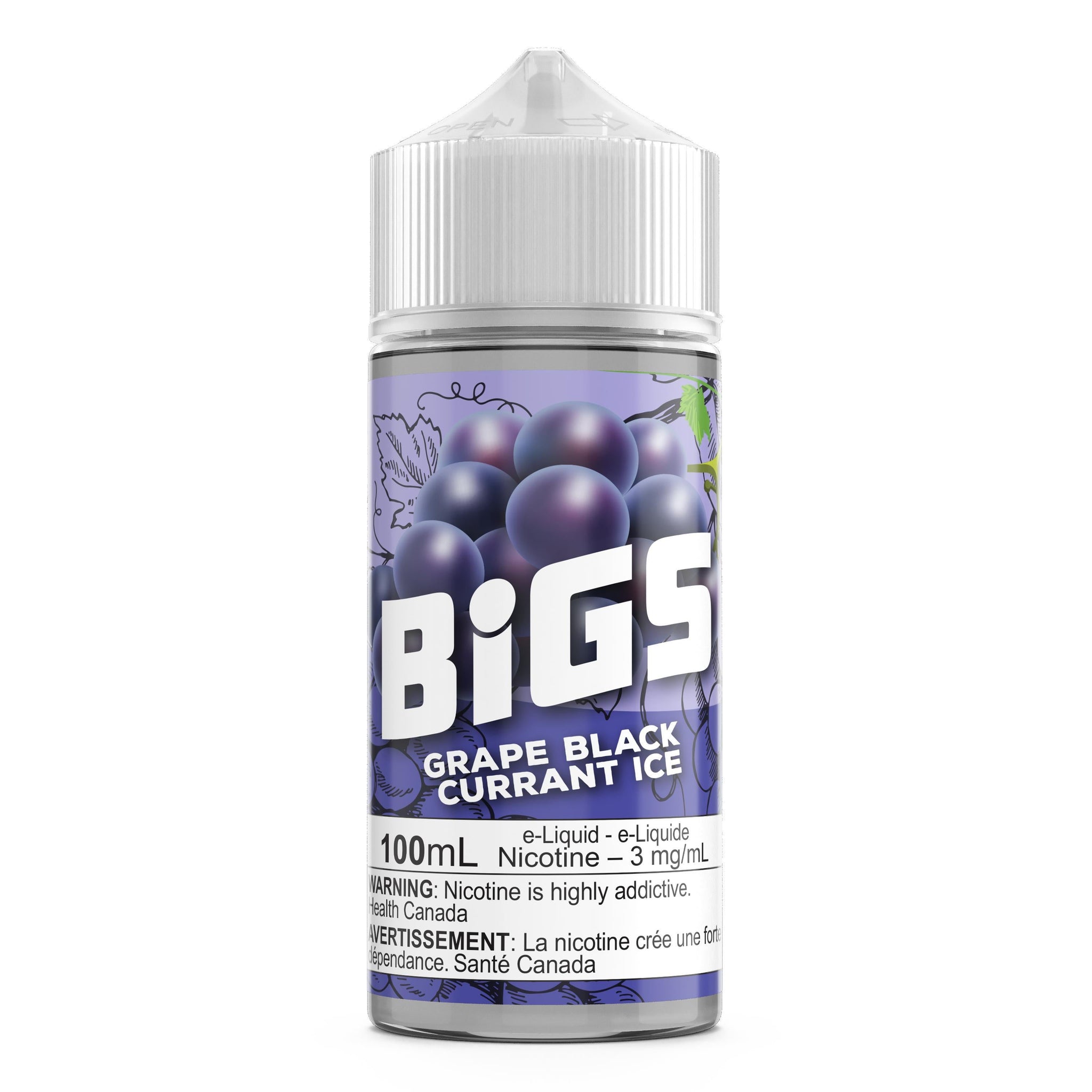 GRAPE BLACK CURRANT ICE - BIGS E-LIQUID 100ML