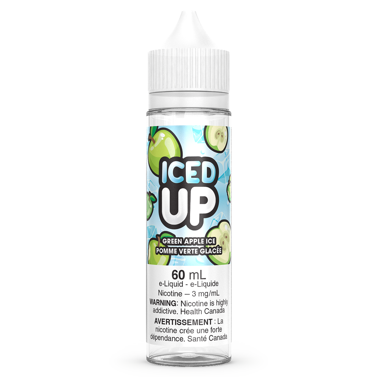 GREEN APPLE ICE - ICED UP 60ML [FED]