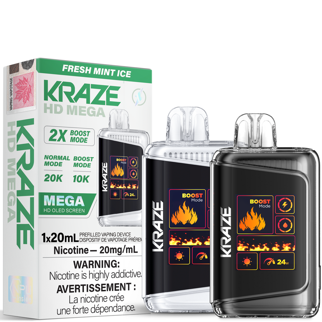 KRAZE HD MEGA 20K DISPOSABLE | Gas City Vapes
